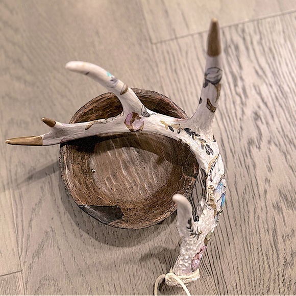 Handmade | Accents | Cottagecore Decorated Antler | Poshmark